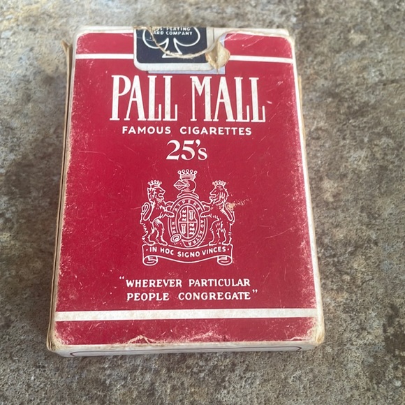 Pall Mall | Games | Pall Mall Famous Cigarettes 25s Vintage Playing ...